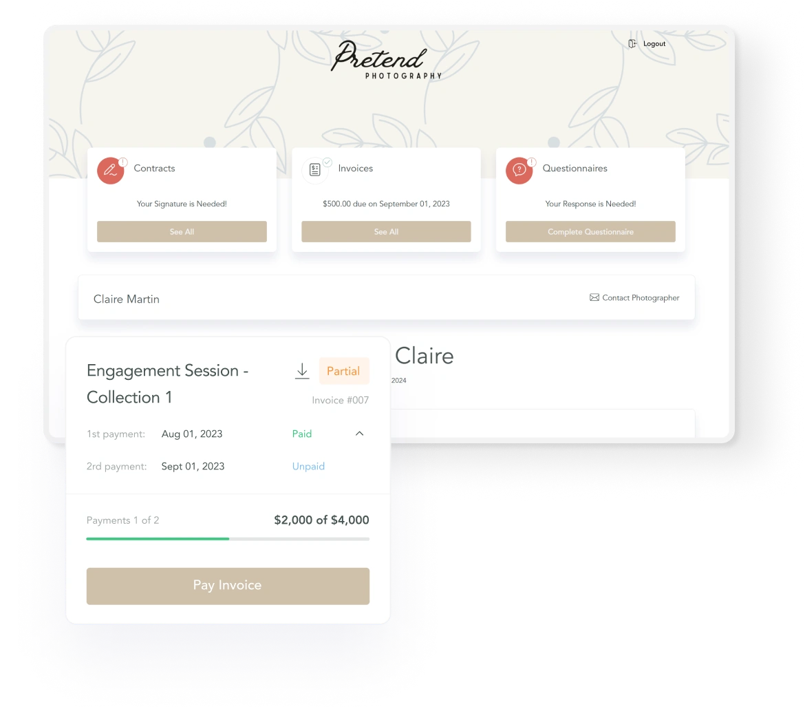 CloudSpot Studio | Client Management for Photographers