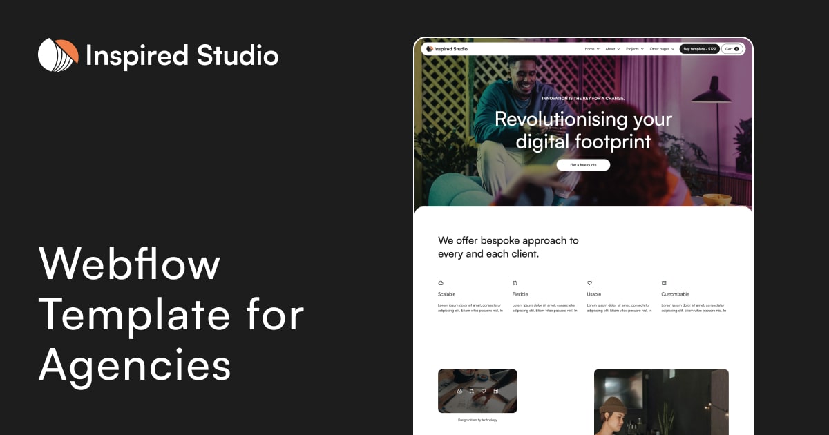 Pricing | Inspired Studio - Webflow Ecommerce website template