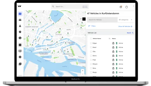 Best-in-class carsharing software | Wunder Mobility