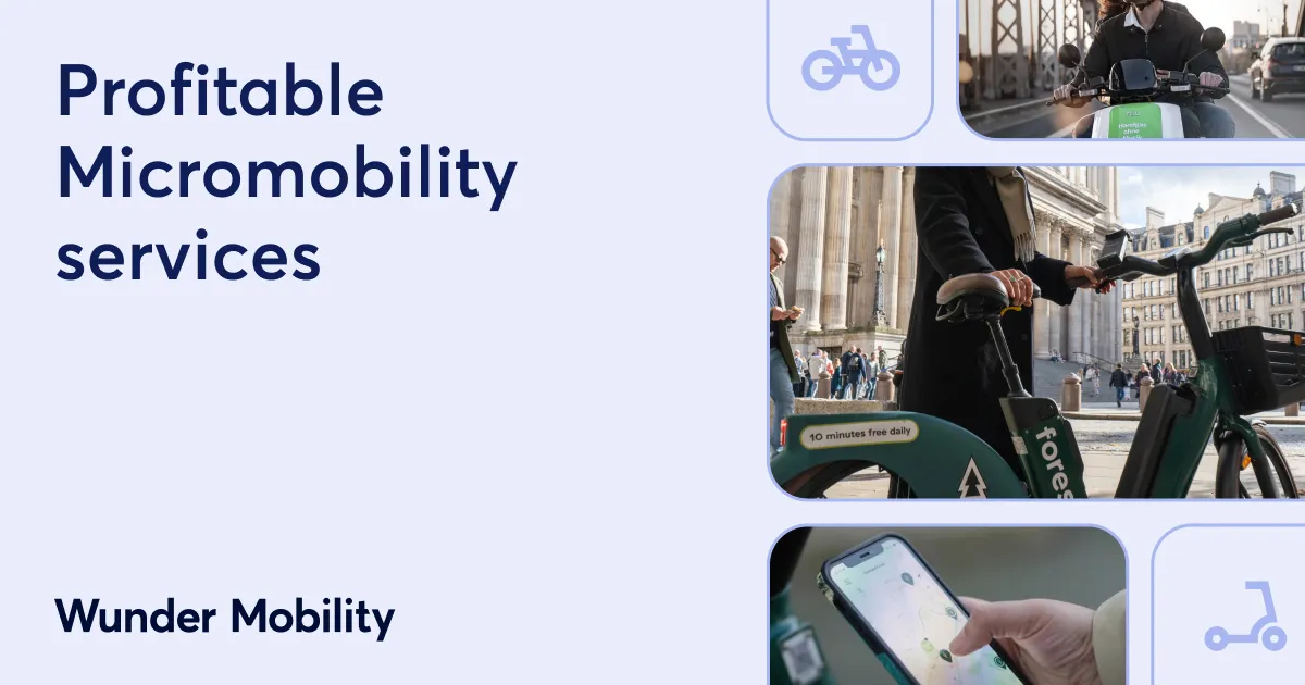 Micromobility that moves | Wunder Mobility