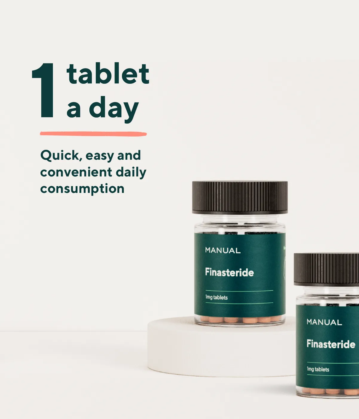 Hair Loss Tablets | Men's Hair Regrowth Treatment | MANUAL