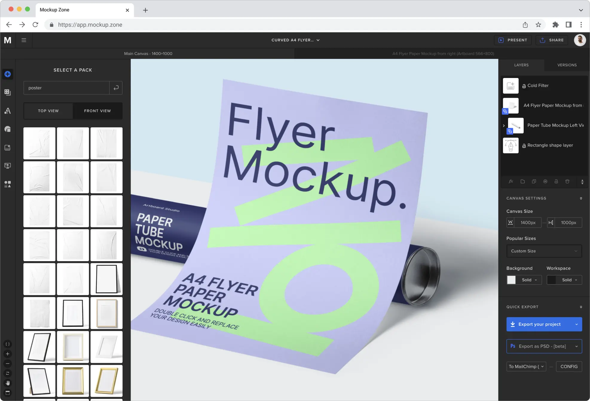 Free Online Flyer Mockup Templates And Items — Mockup Zone