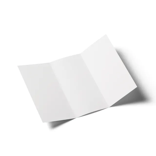 A4 Folded Brochure Mockup