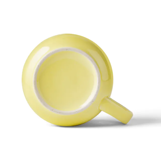Yellow Enamel Mug Bottom