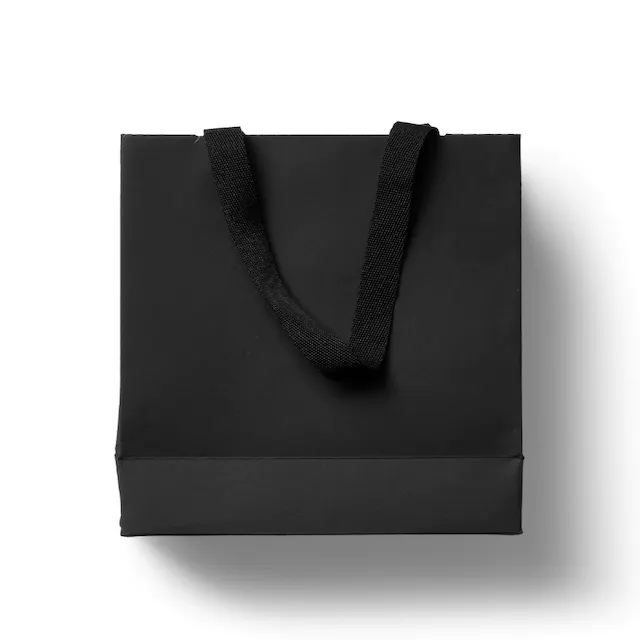 Black Paper Bag