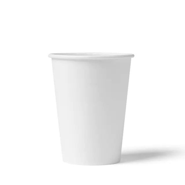 Paper Cup Mockup Without Lid Front View