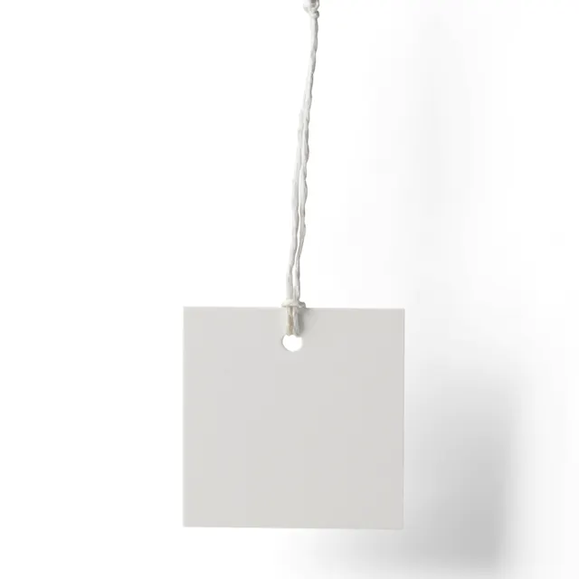 White Square Tag