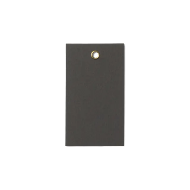 Grey Rectangle Label Tag Mockup