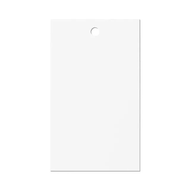 White Rectangle Label Tag Mockup (8,5x5)