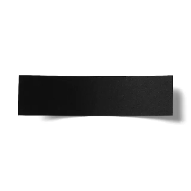 Curved Black Paper Mockup