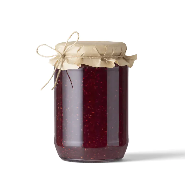 Strawberry Jam Jar Mockup