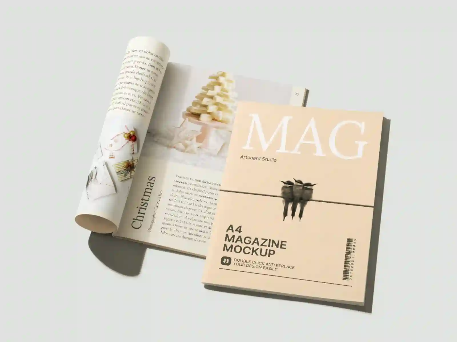 Magazine Mockup Templates And Items — Mockup Zone