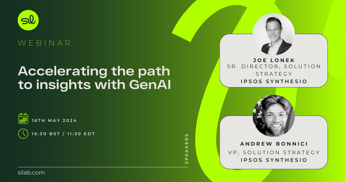 Accelerating the path to insights with GenAI | The SI Lab
