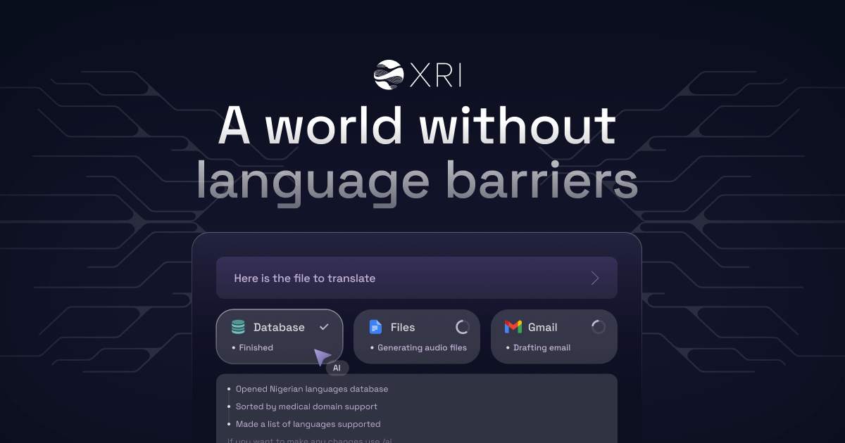 XRI Global | A world without language barriers