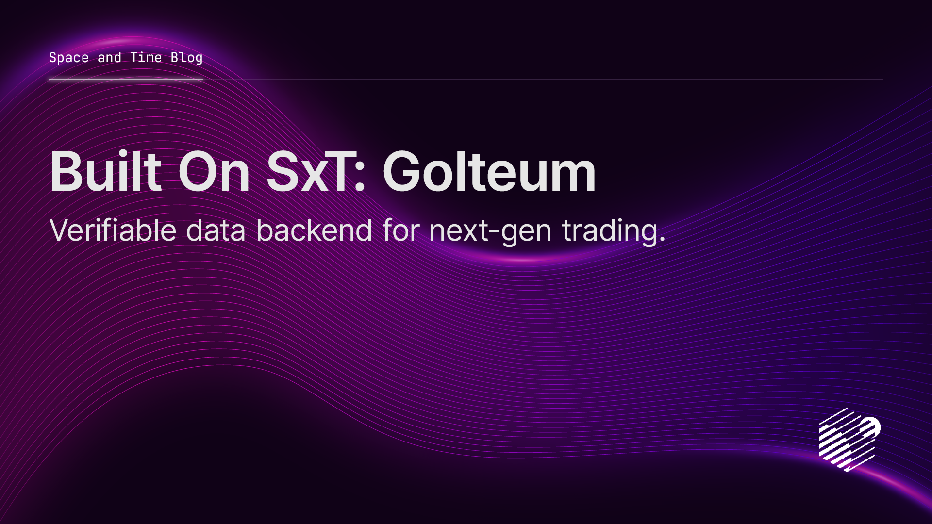 Space and Time Blog | Built On SxT: Golteum