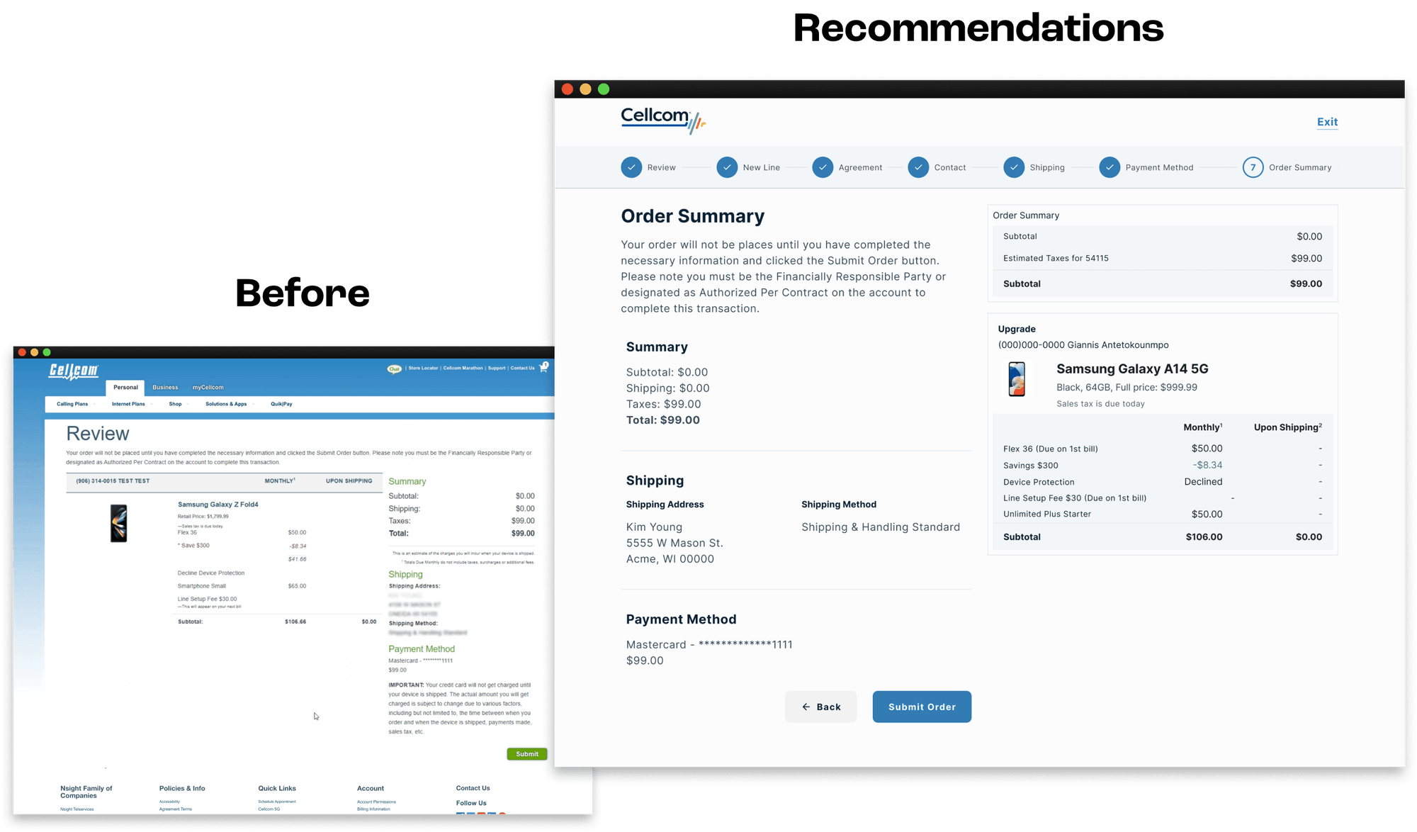 Cellcom Case Study - Website UX Audit, Redesign, and Brand Revival