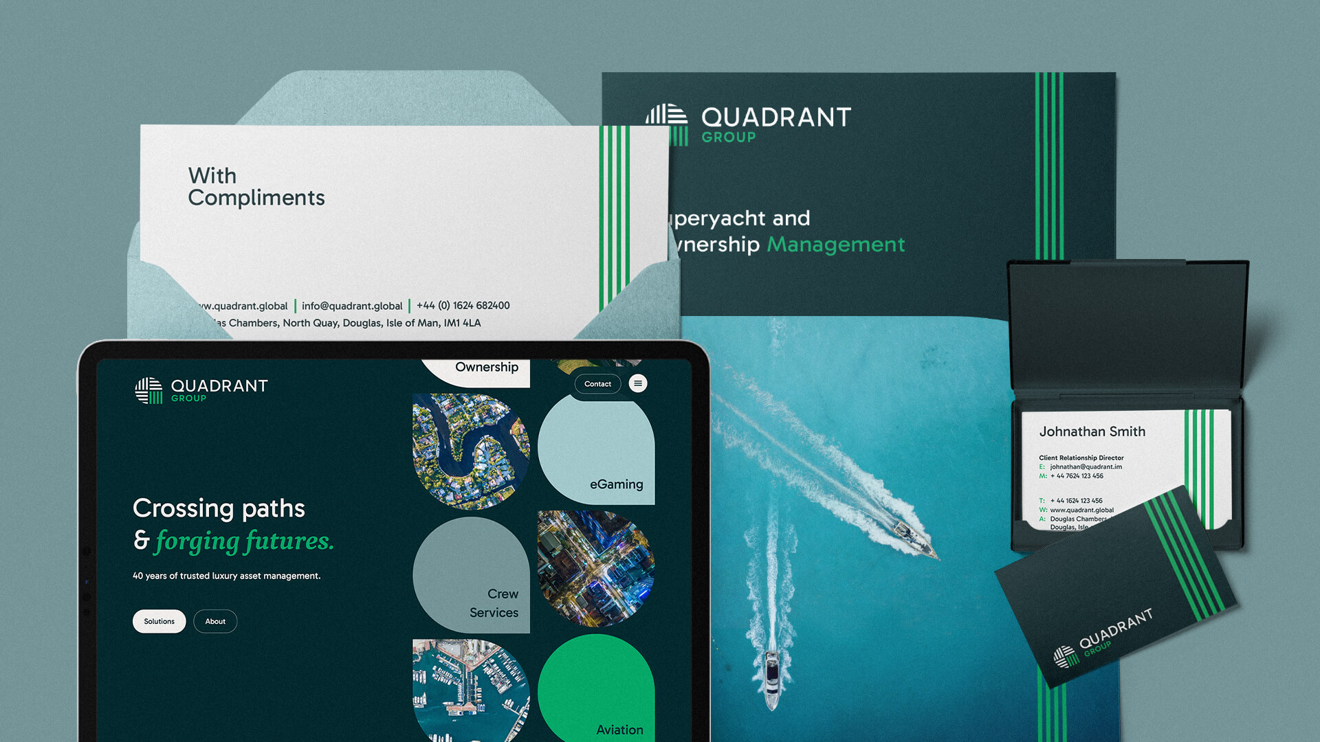 Quadrant Group Rebrand & Web Design