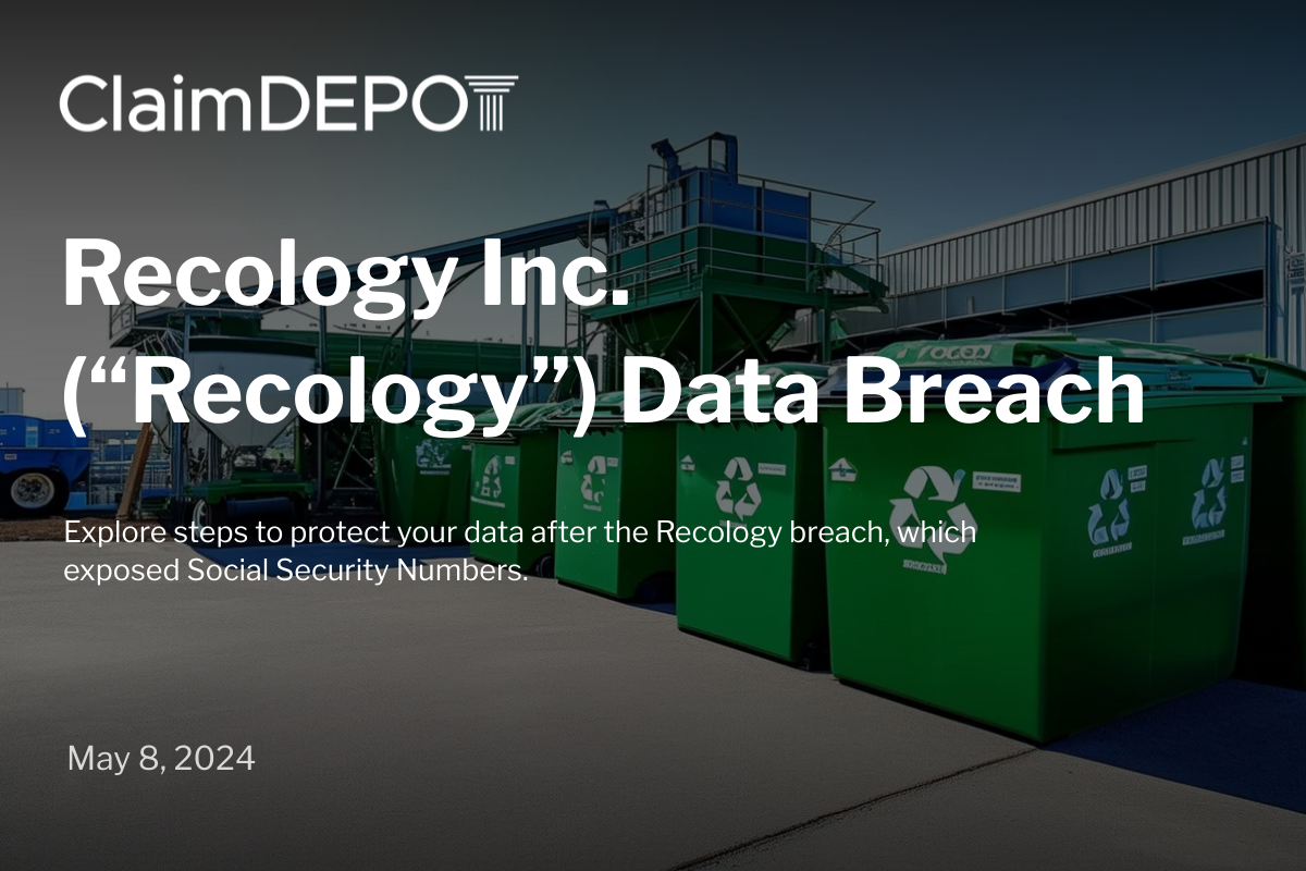 Recology Data Breach Affects Over 30,000 People