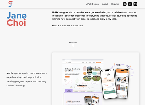 JANE CHOI-UI/UX designer