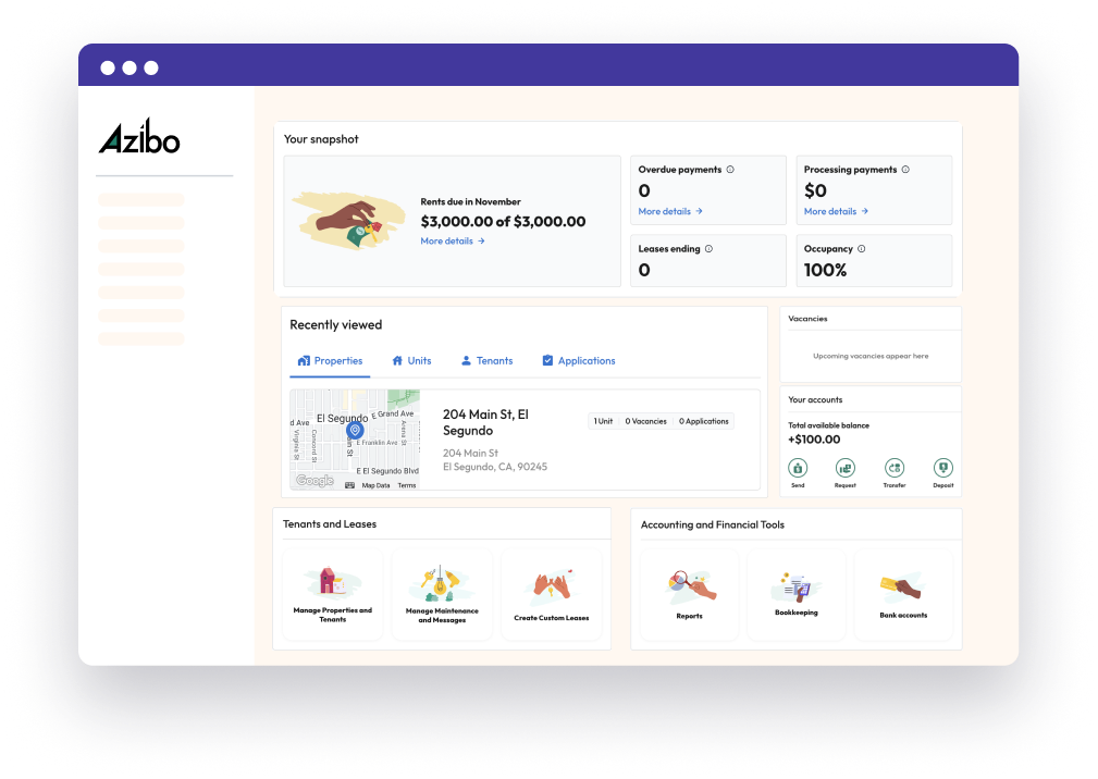 Azibo vs. QuickBooks for Rental Property Management - Azibo