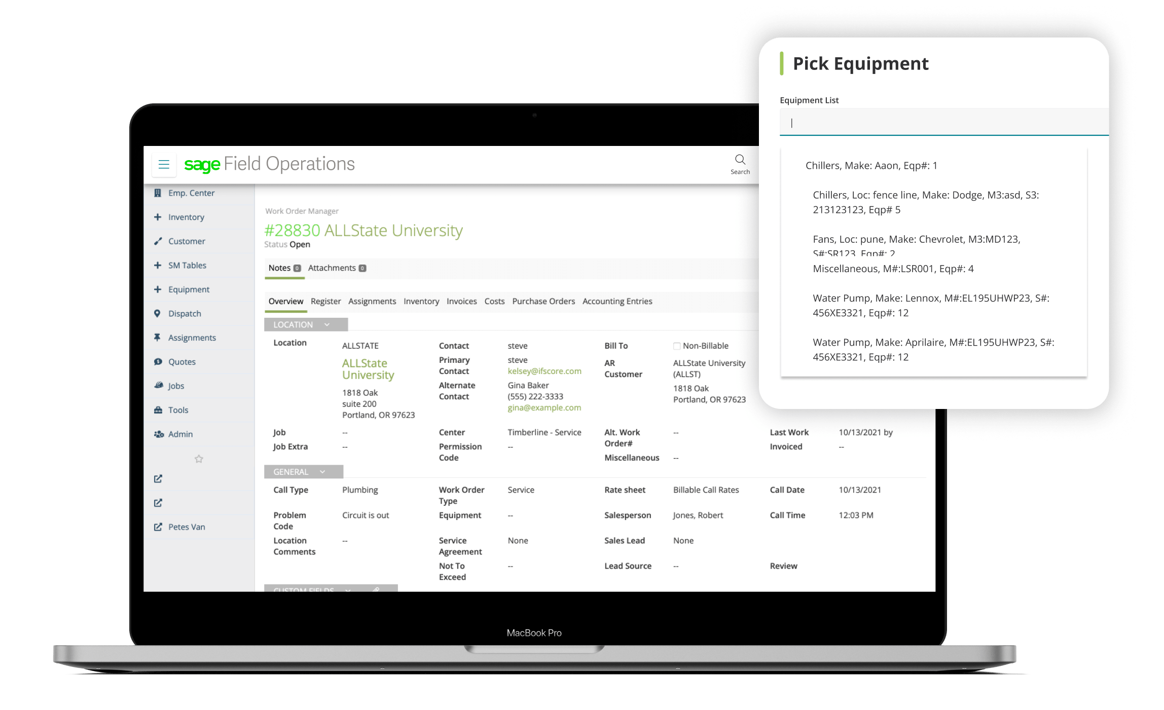 Sage Field Operations - Powered by Operix