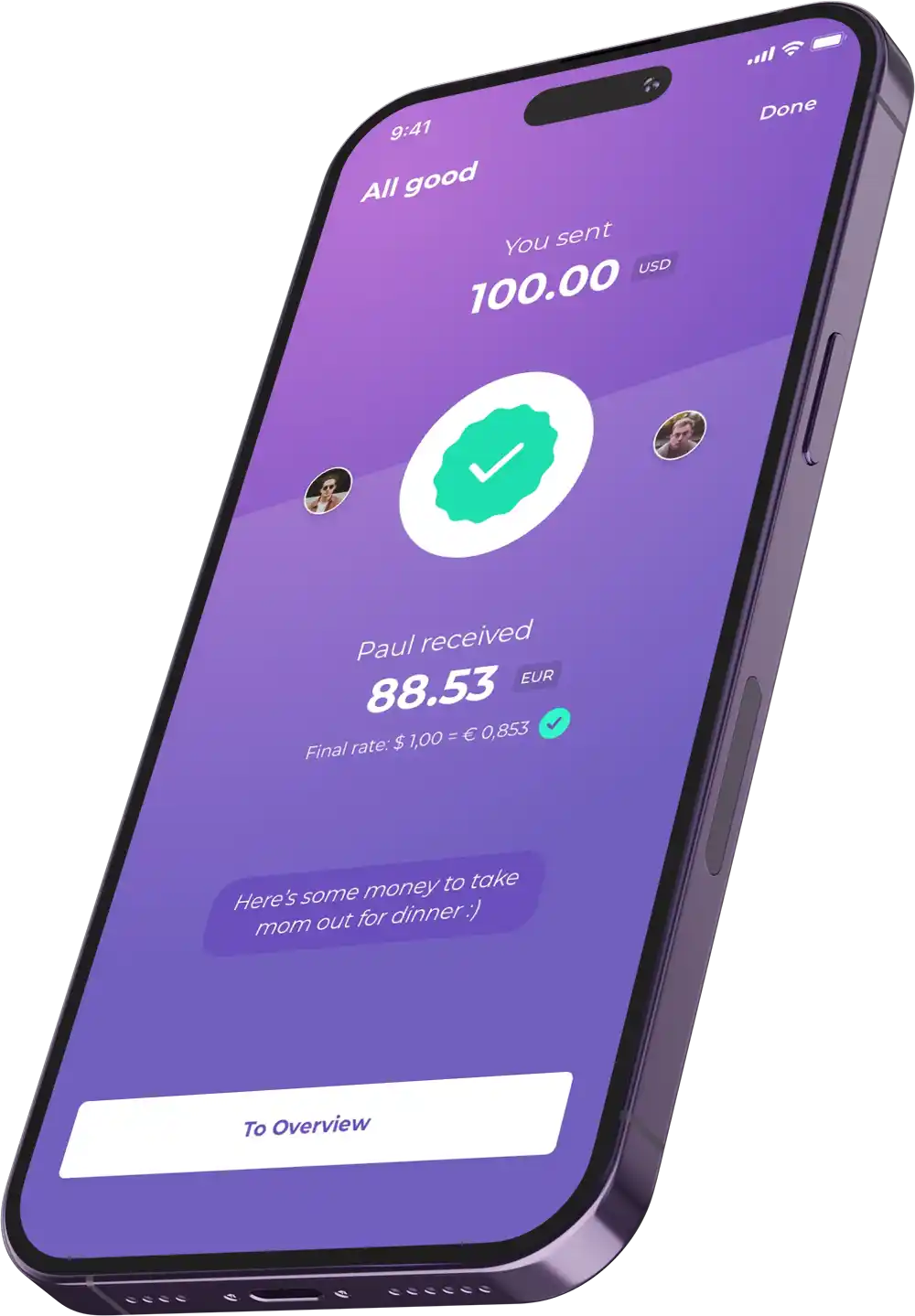 Instant, free & safe international money transfers | Beans App