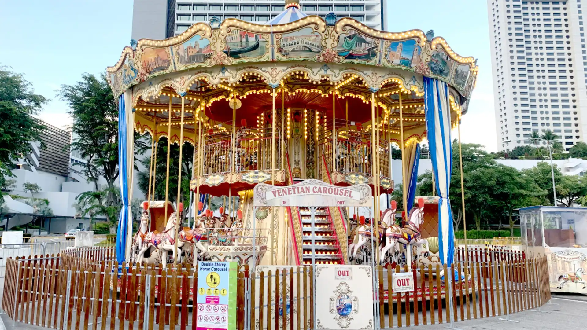 Best Double Story Horse Carousel Rental in Singapore [2024] | FunCo