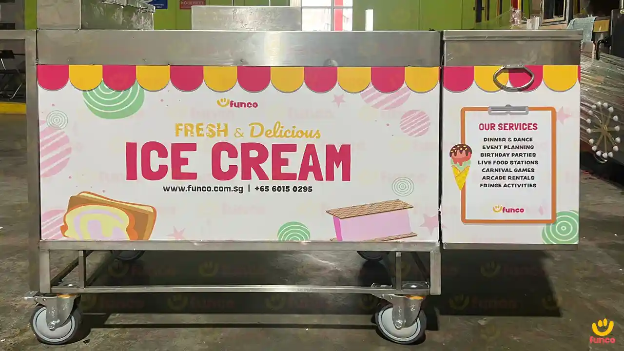 Best Ice Cream Cart Live Station Rental in Singapore [2024] | FunCo