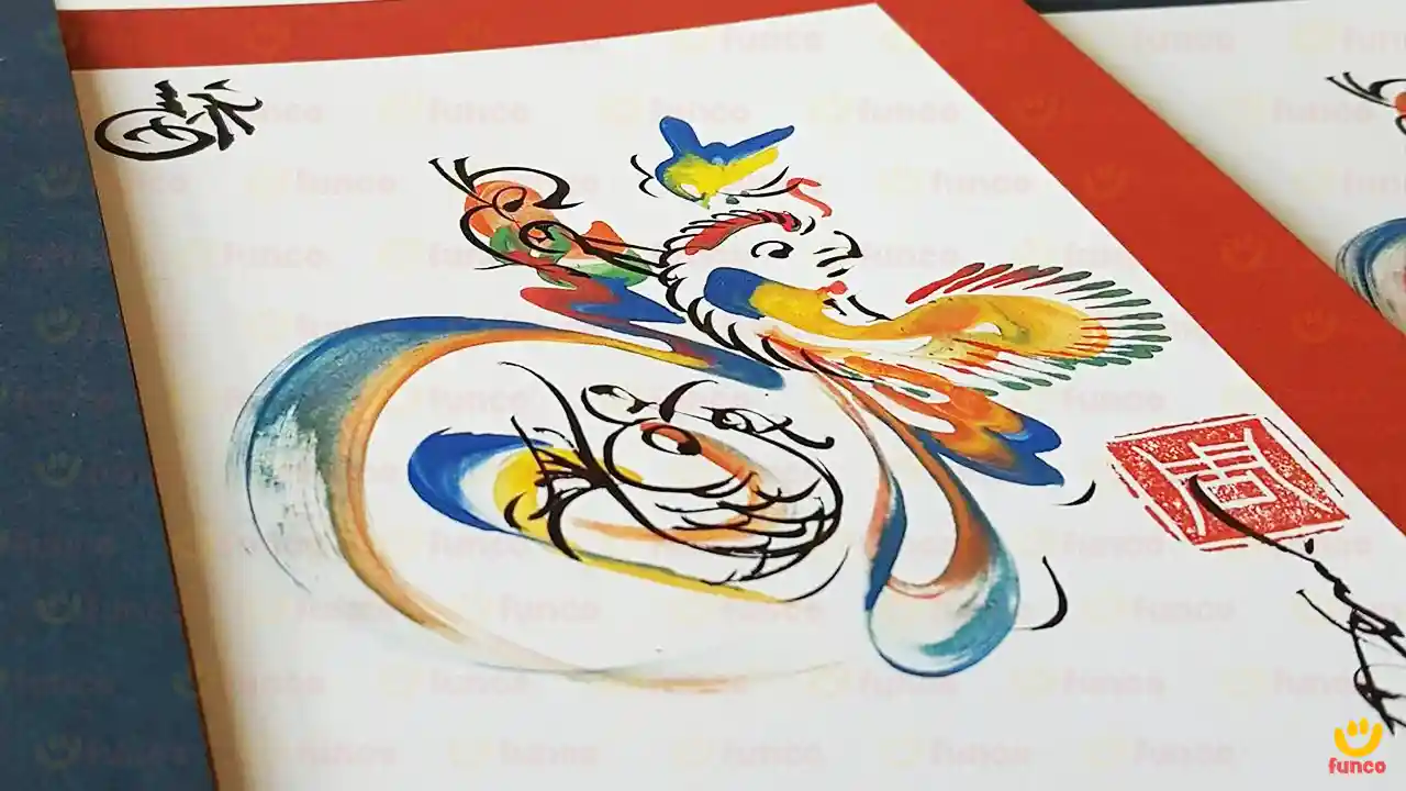 Best CNY Rainbow Calligraphy in Singapore [2024] | FunCo