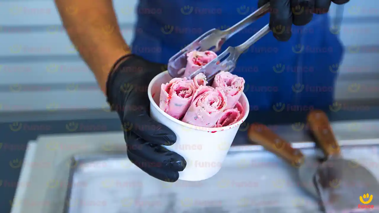 Best Thai Rolled Ice Cream Live Station in Singapore [2024] | FunCo