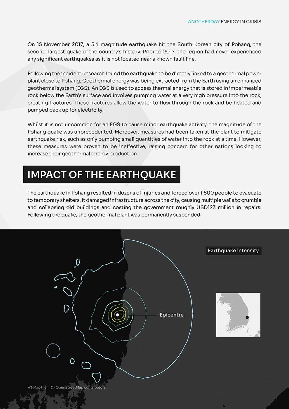 The Pohang earthquake and the implications for geothermal energy ...