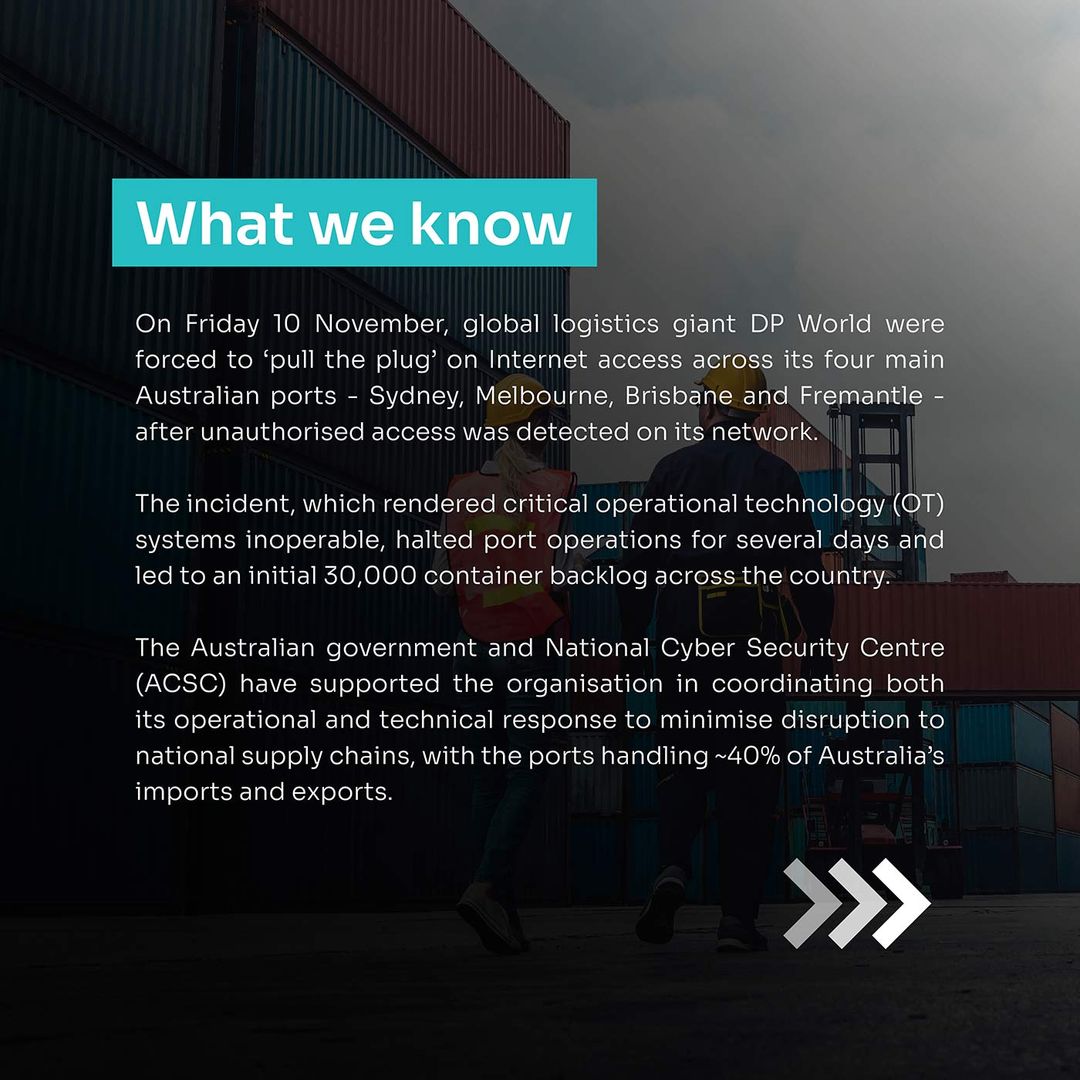 Major disruption to Australian port network following cyberattack ...