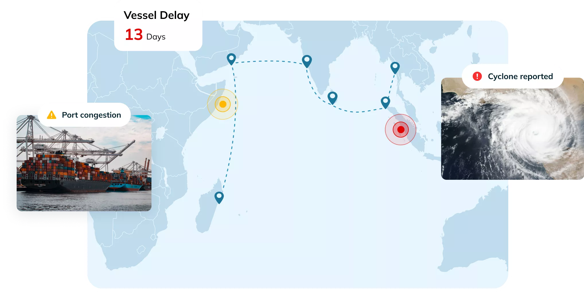Predictive ETA and Transportation Visibility For Ocean Freight