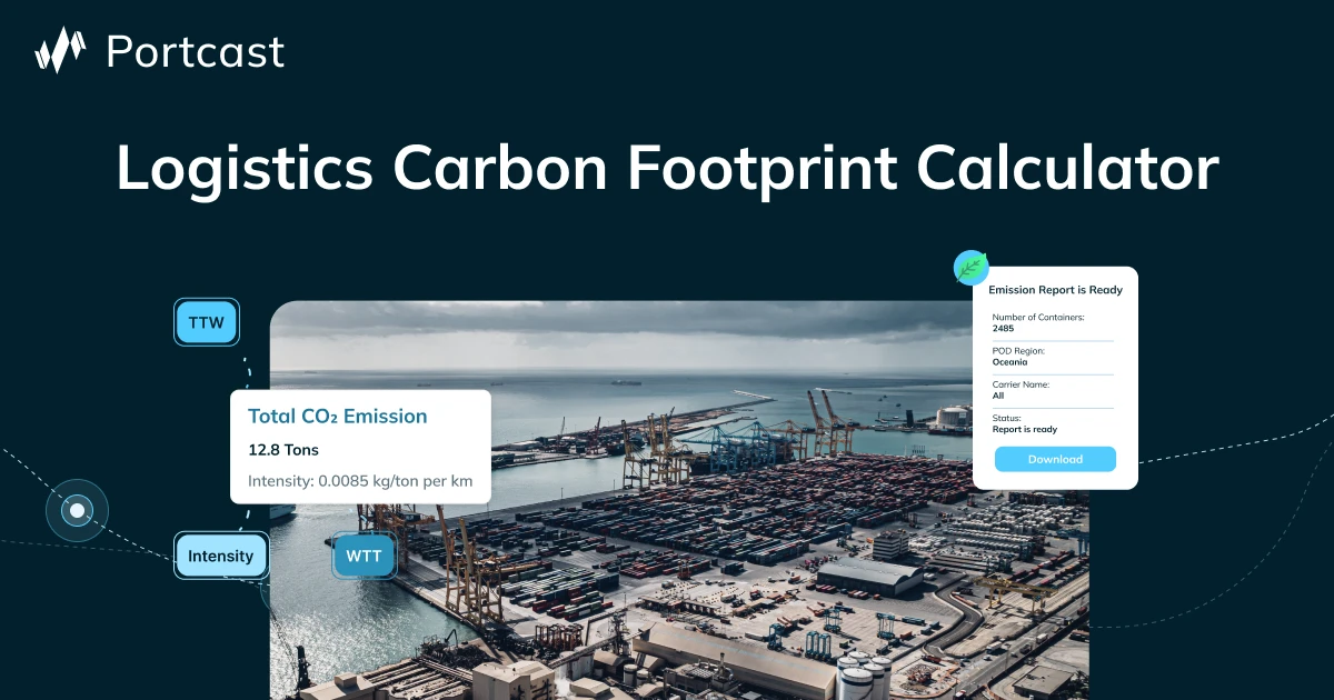 Logistics Carbon Footprint Calculator by Portcast
