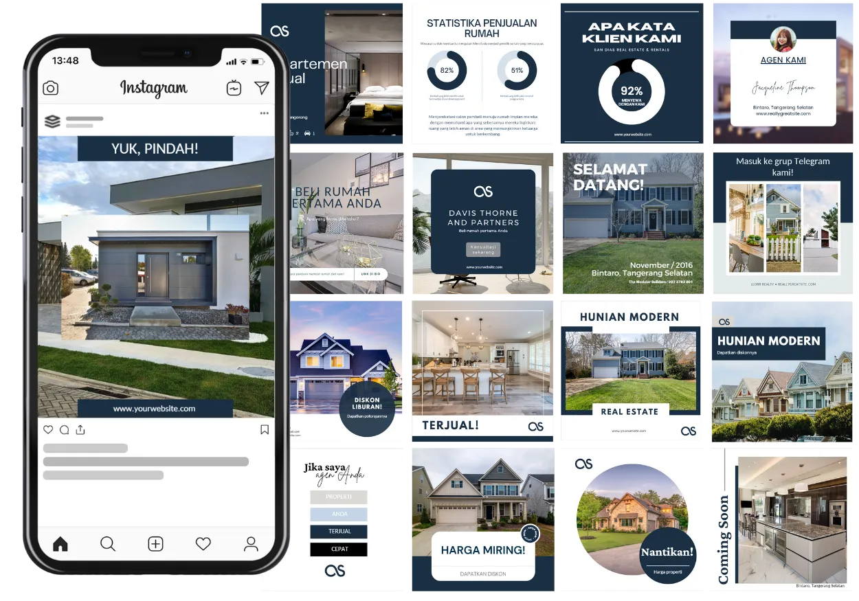 Paket Template Properti & Real Estate | SociaCal