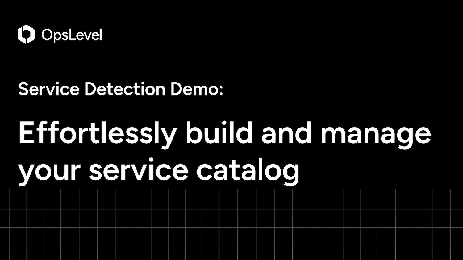OpsLevel Resources | Demo