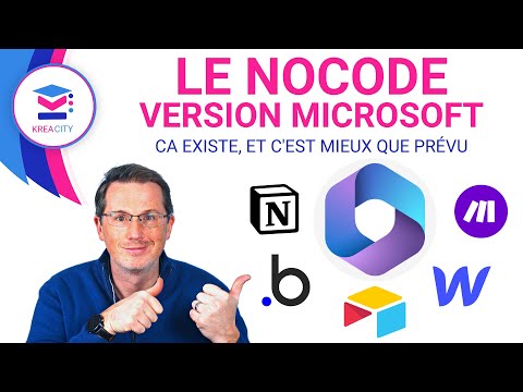No-Code et Low-Code version Microsoft