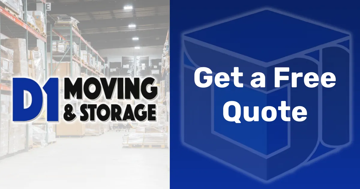 Free Moving Quote | D1 Moving and Storage