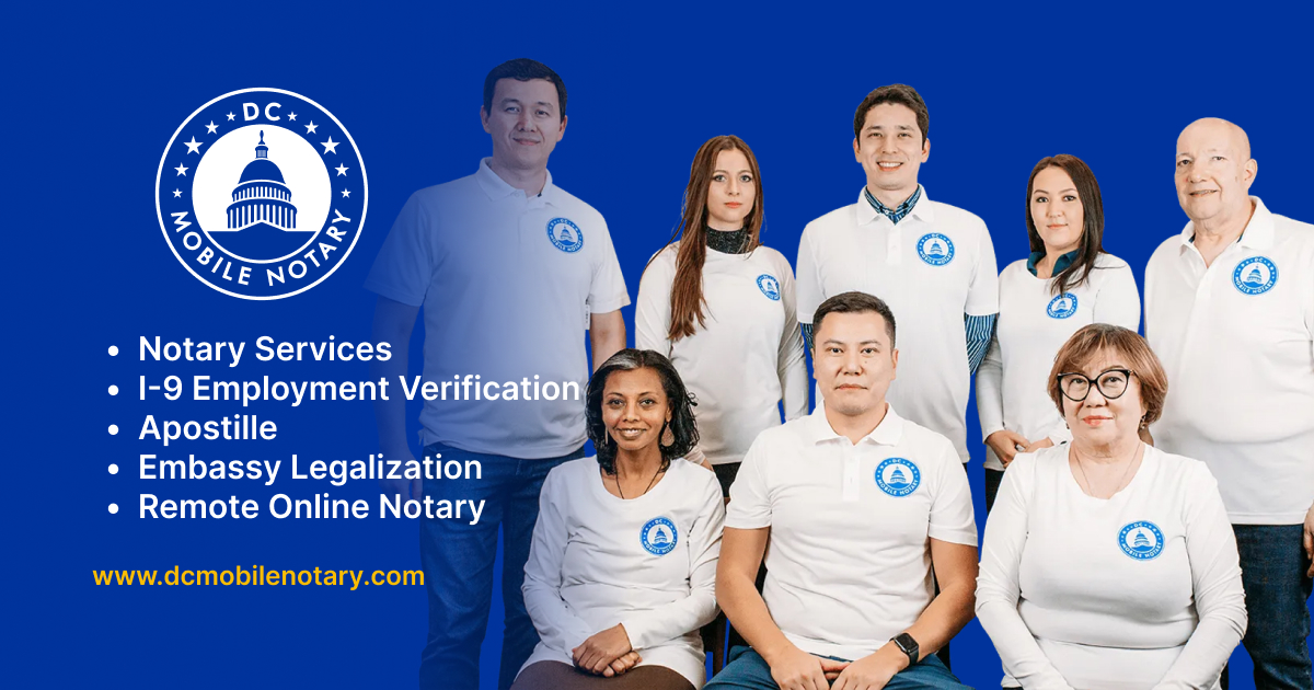 Updated 2024: Same day Apostille Services | DC Mobile Notary