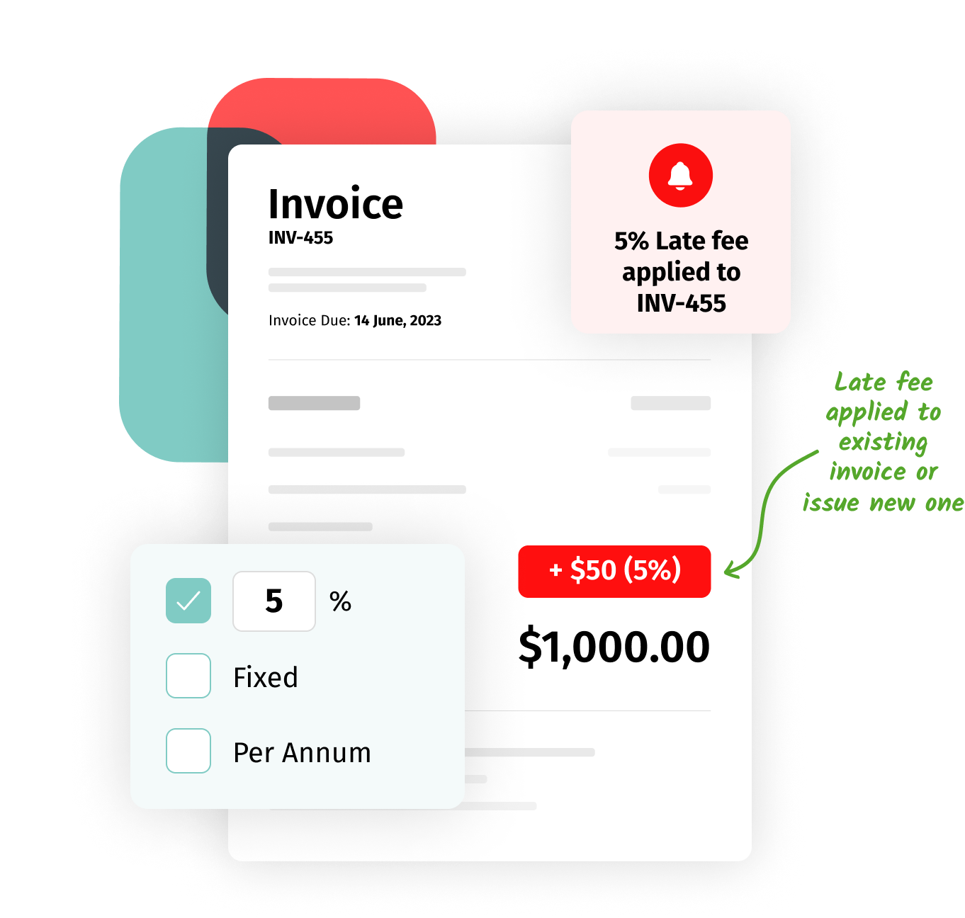 Paidnice - Add Late Fee + More to Xero & QuickBooks
