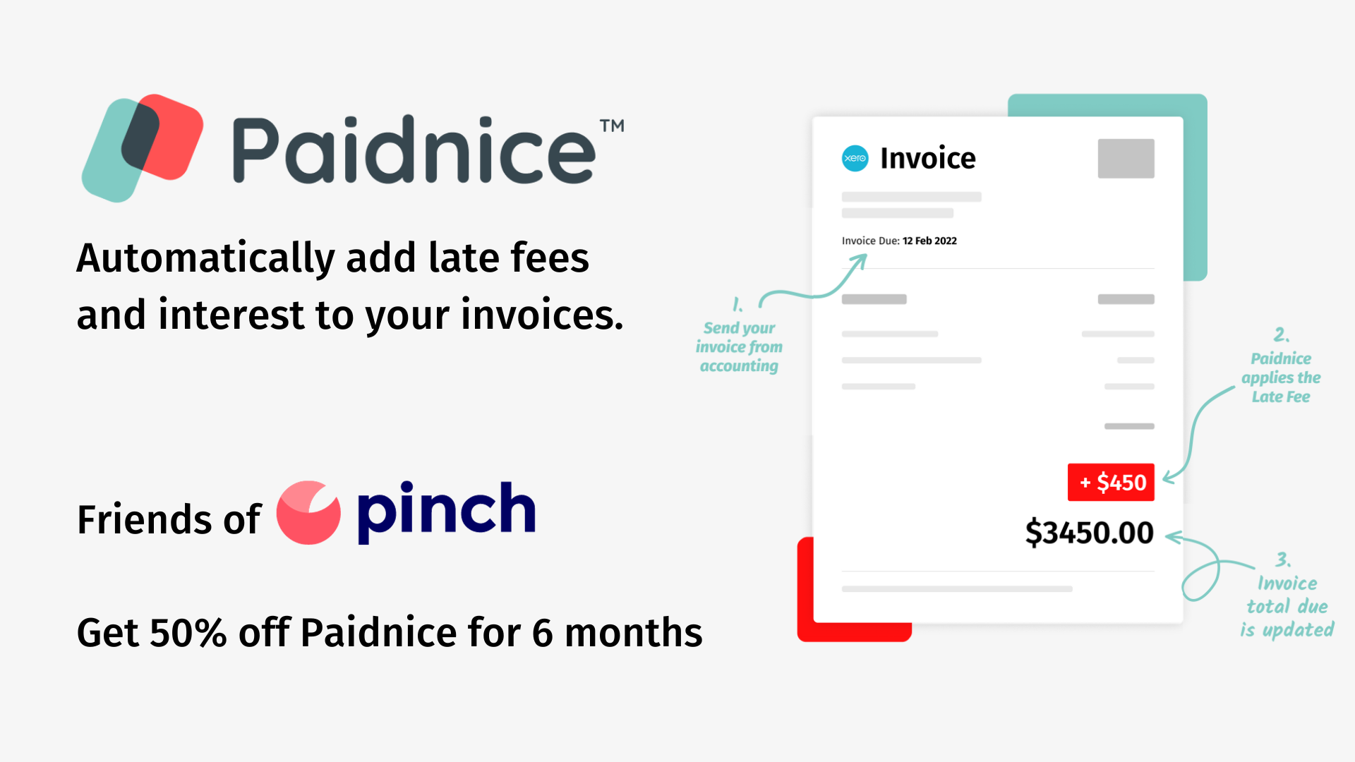 Get 50% off Paidnice for 6 months - Friends of Pinch Get 50% off Paidnice for 6 months - Friends of Pinch