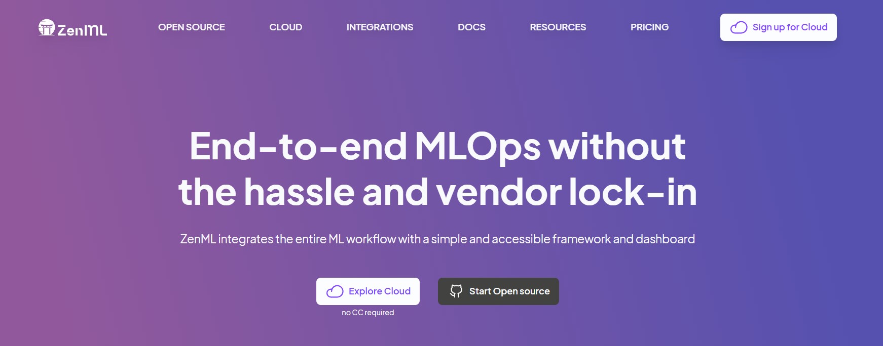 ZenML: Simplifying MLOps