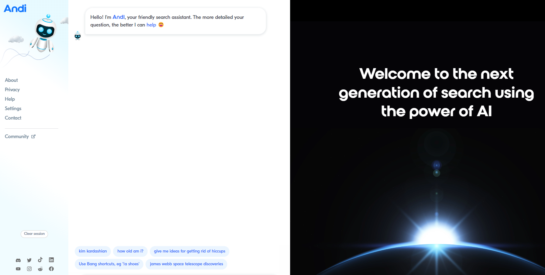 Andi Search: Discover the Power of Generative AI