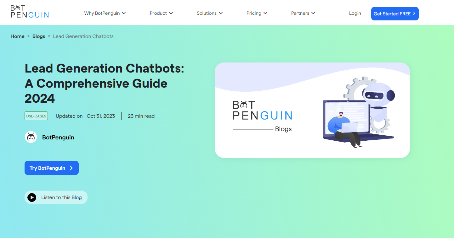 Ultimate Guide to Lead Generation Chatbots in 2024