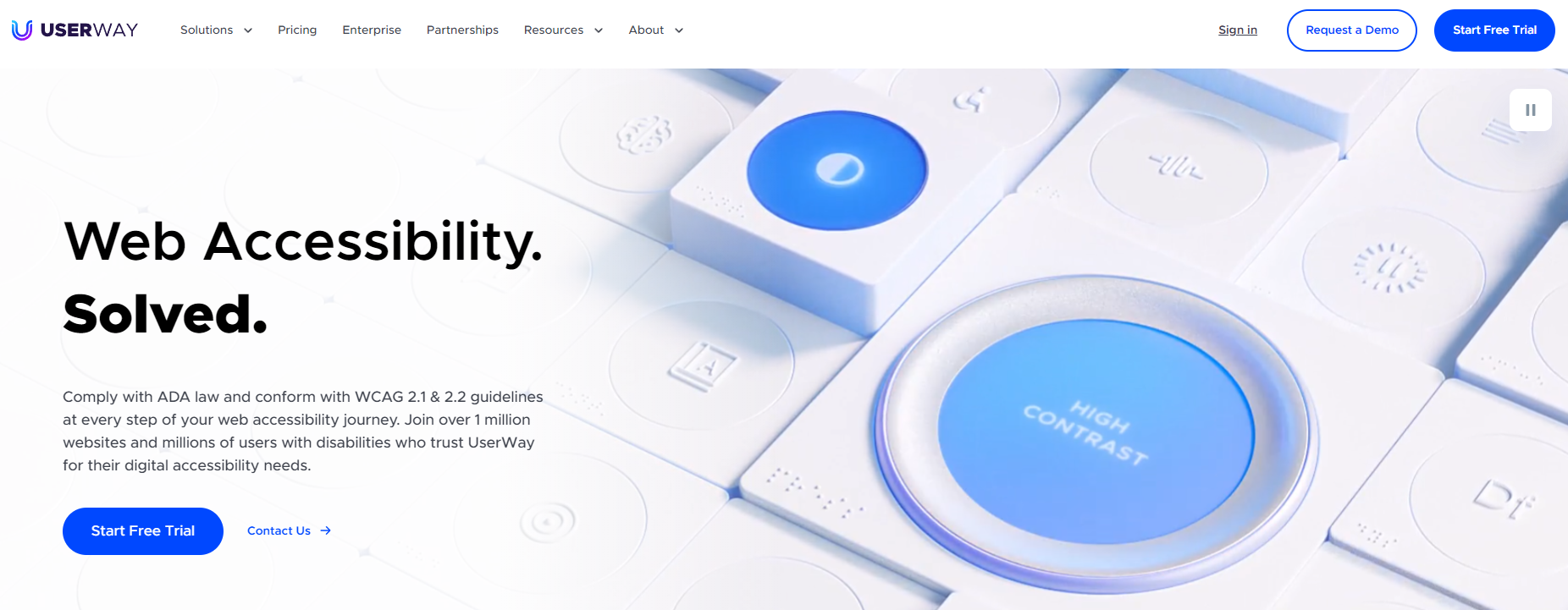 UserWay: AI-Powered Web Accessibility Tool