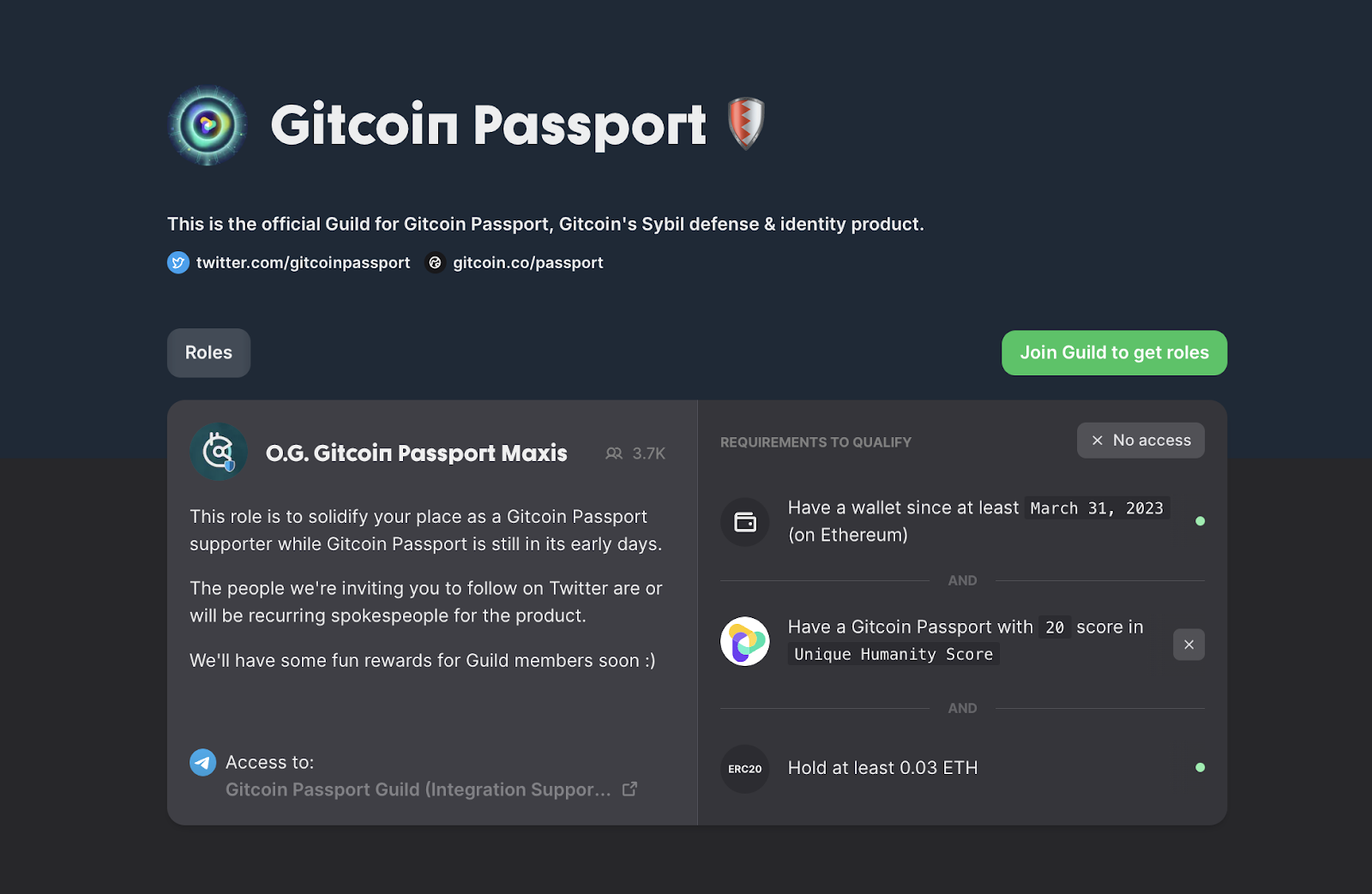 Guild.xyz and Gitcoin Passport Partner to Stop Bots and Sybil Attackers | Gitcoin Blog