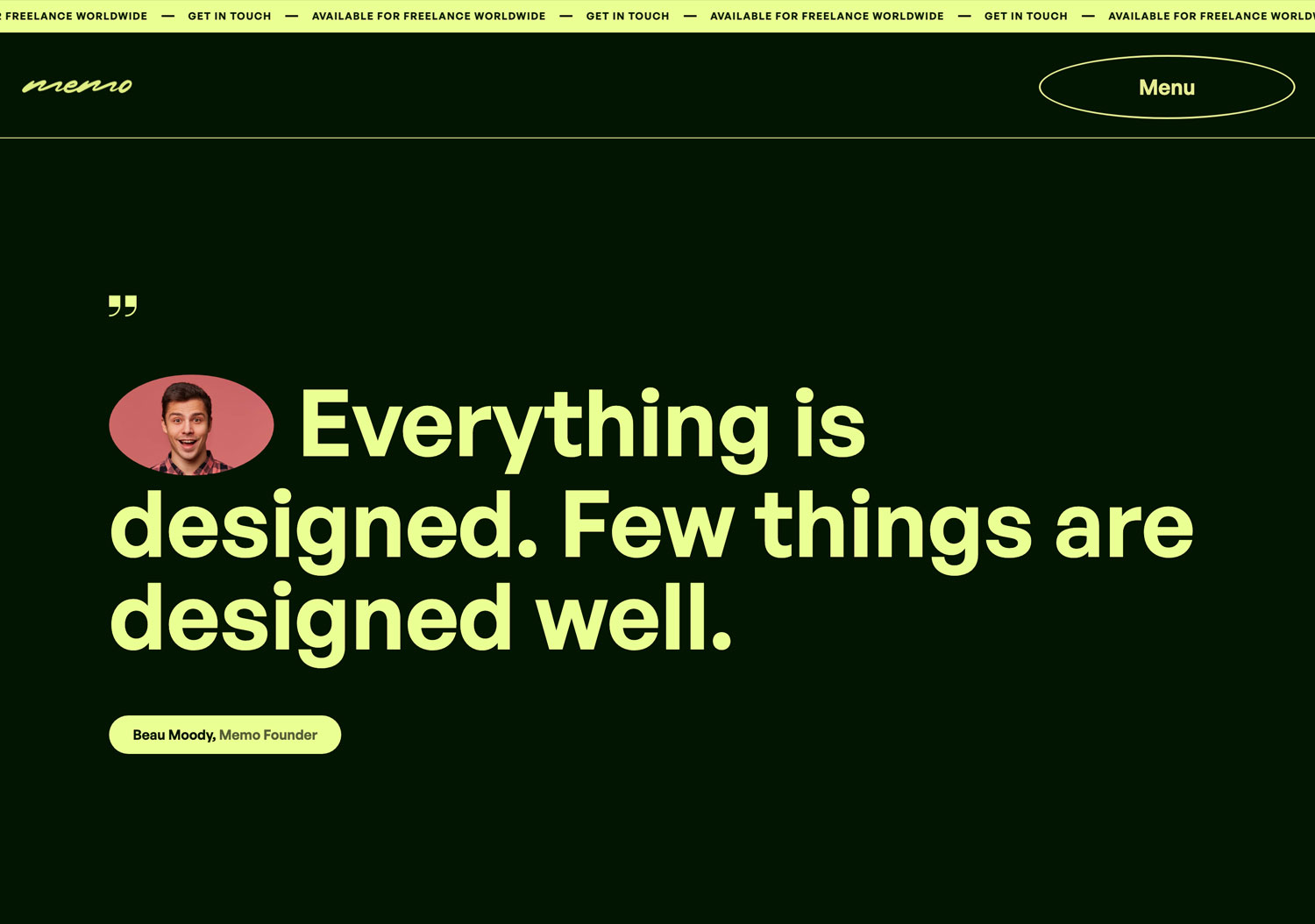 Memo Agency Webflow Template