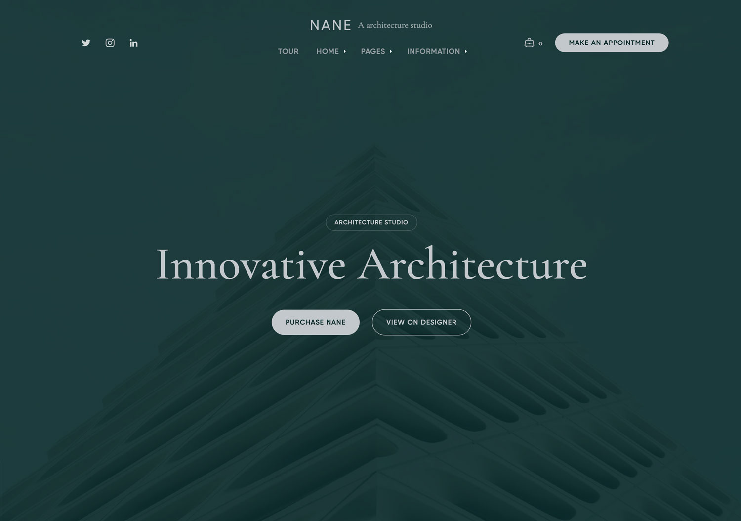 Nane Architecture Webflow Template