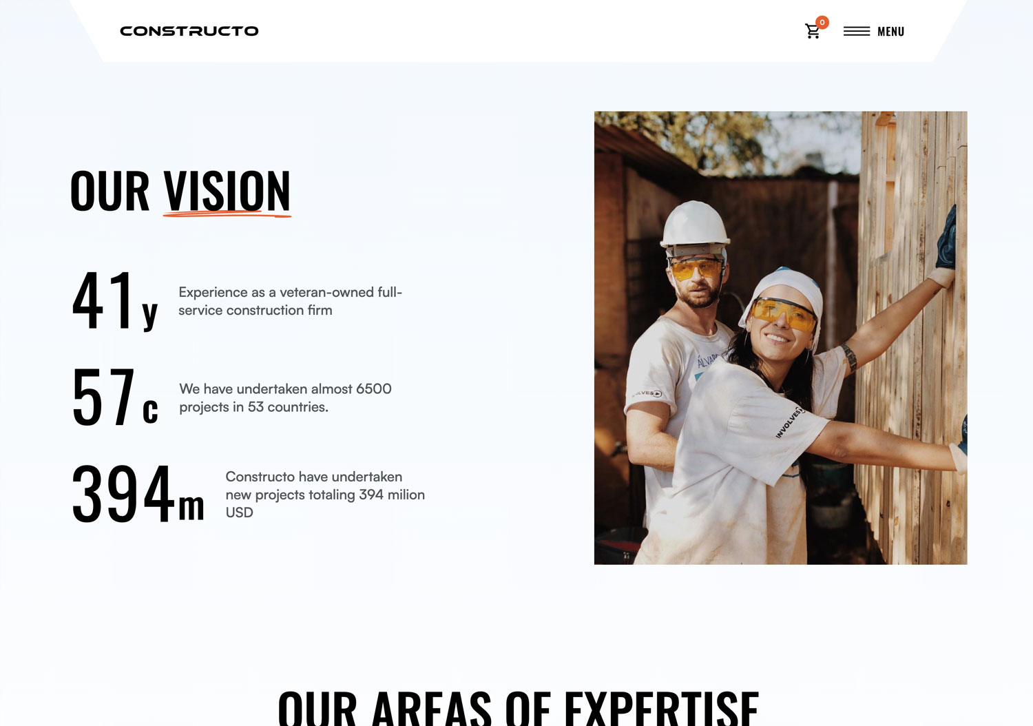 Constructo Construction Webflow Template
