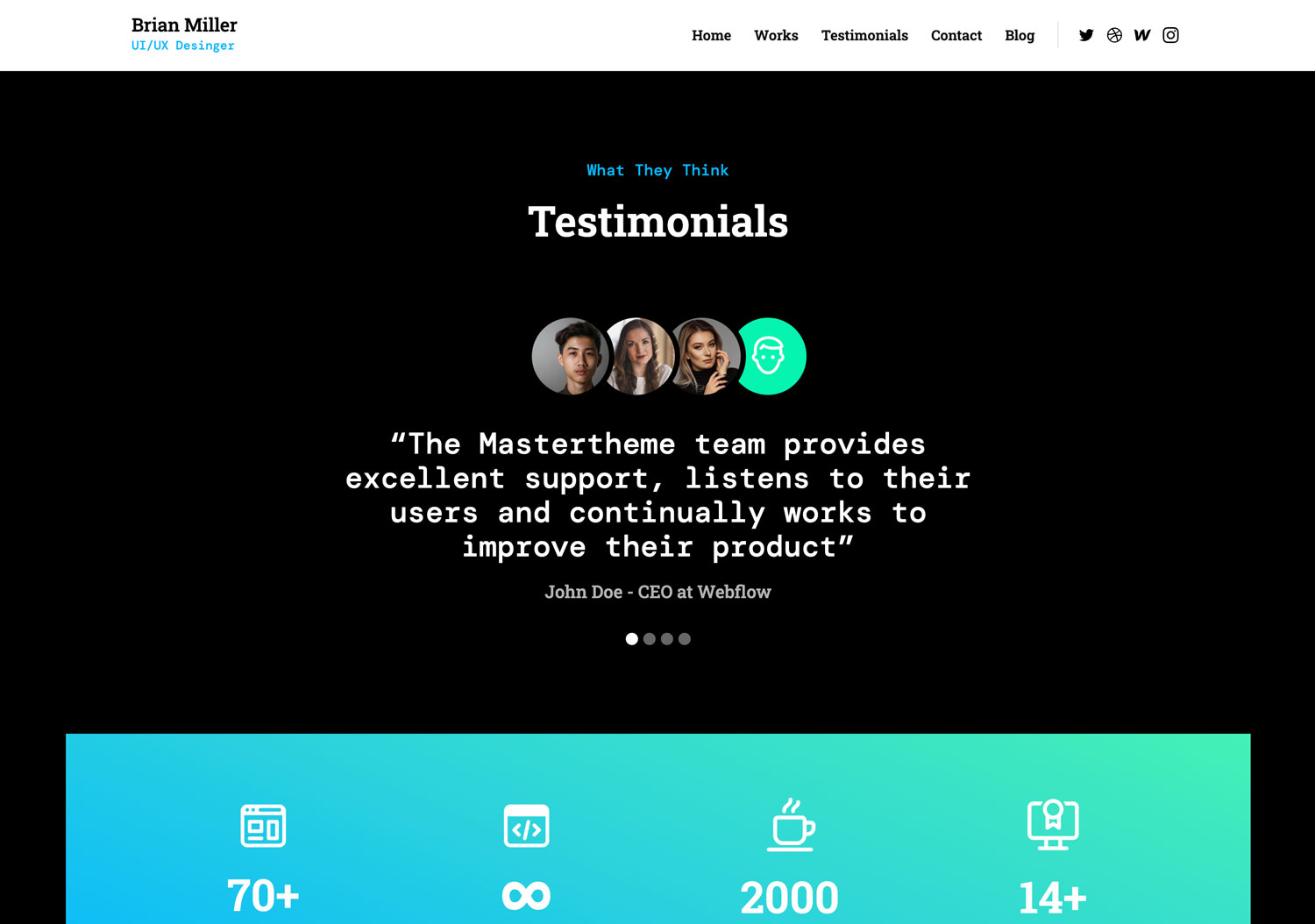 Brian Photography Webflow Template